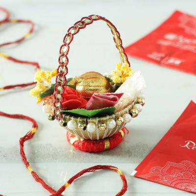 Buy/Send Designer Bhai Dooj Tikka with Roli Chawal Online | IGP | J11121111