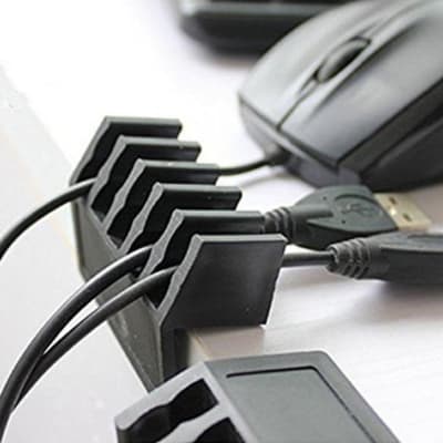 Buy/Send Desk Cable Clip Cord Divider Black Set Of 2 Online | IGP ...