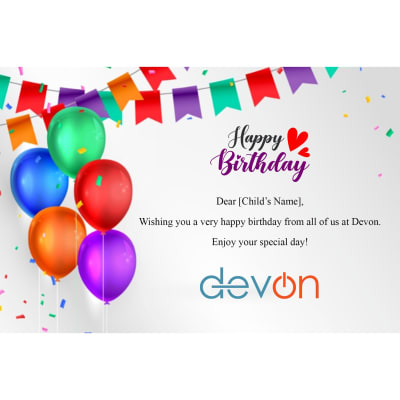Buy/Send DEVON SOFTWARE Child Greeting Card Online | IGP | JVS1285094