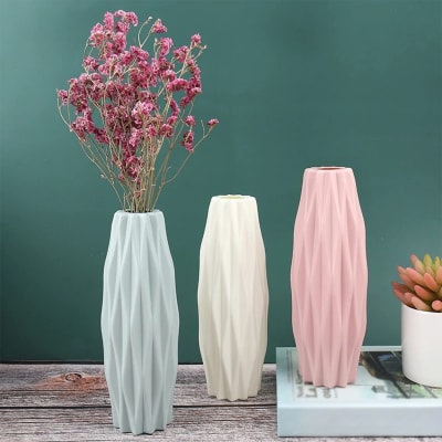 Buy/Send Diamond-Shaped Flower Vase - Assorted - Single Piece Online ...