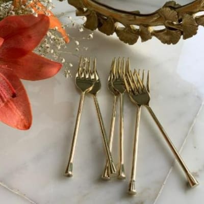 Buy/Send Dinner Fork - Gold - Single Piece Online | IGP | JVS1218987