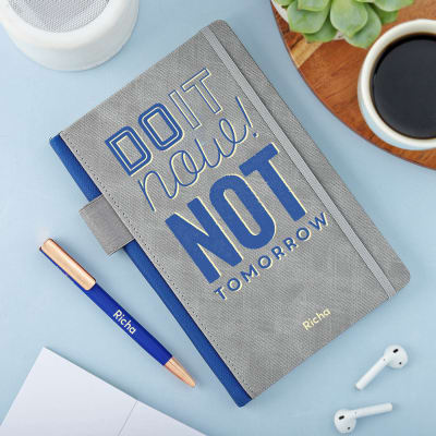 Do It Now Personalized Diary with Pen: Gift/Send Home and Living Gifts ...
