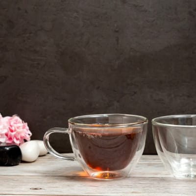 Buy/Send Double Wall Glass Tea Cups 200ml Set Of 4 Online | IGP ...
