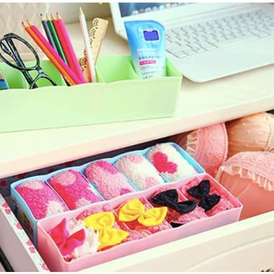 Buy/Send Drawer Organizer 5 Compartments SIngle Piece Online | IGP ...