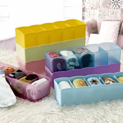 Buy/Send Drawer Organizer 5 Compartments SIngle Piece Online | IGP ...