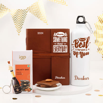Buy/Send Dream Big Personalized New Year Hamper Online | IGP | JVS1197318