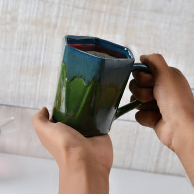 Buy/Send Dual Tone Hexagonal Coffee Mug Online | IGP | J11133522