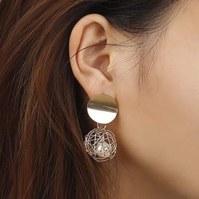 Buy/Send Earrings Pearl In A Ball Gold Juju Joy Online | IGP | JVS1217182