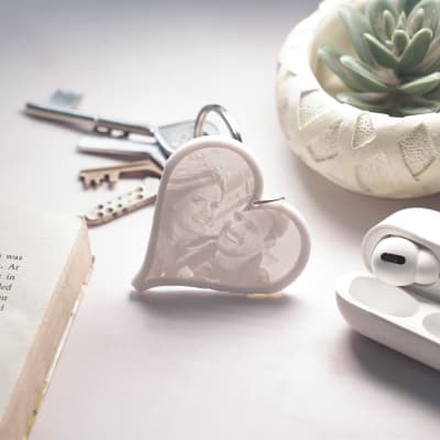 Everlasting Love Personalized 3D Shadow Keychain: Gift/Send Home and ...