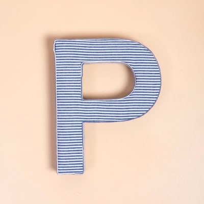 Buy/Send Fabric Letter Blue Online | IGP | JVS1232770