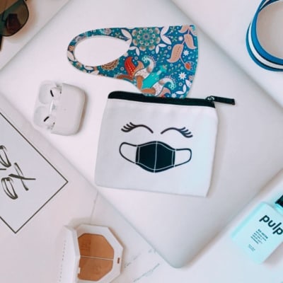 Buy/Send Face Mask Pouch - Canvas - Single Piece Online | IGP | JVS1233071