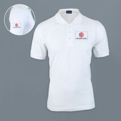 Fas Tees Polo T shirt for Men White : Gift/Send Business Gifts Online ...