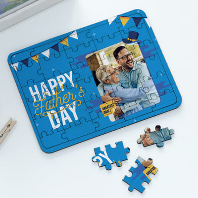 Buy/Send Father's Day Personalized Greatest Dad Wooden Puzzle Online ...