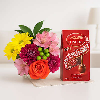 Buy/Send Flowers & Lindor Online | IGP | JVS1277342