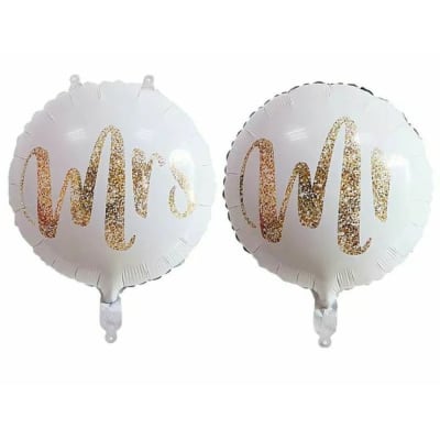 Buy/Send Foil Balloon Mr And Mrs Set Of 2 Online | IGP | JVS1216464