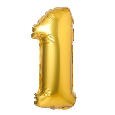 Buy/Send Foil Balloon Number 1 Online | IGP | JVS1265710