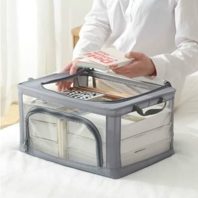 Buy/Send Foldable Storage Box - Transparent - Single Piece Online | IGP ...