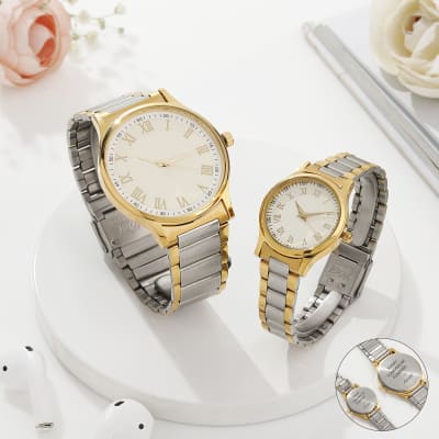 Buy/Send Forever Together Personalized Couple's Watch Set Online | IGP ...