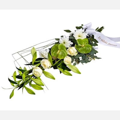Buy/Send Funeral spray with ribbon Online | IGP | ID1350184