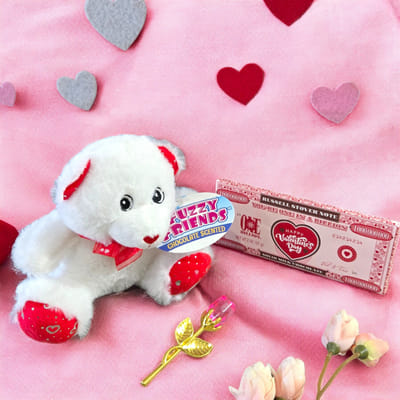Buy/Send Fuzzy Love Valentine's Day Combo Online | IGP | JVS1395901