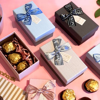 Buy/Send Gift Box With A Bow - Set Of 2 Online | IGP | JVS1250018