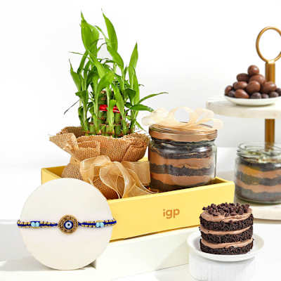 Buy/Send Good Luck Rakhi Hamper Online | IGP | JVS1261538