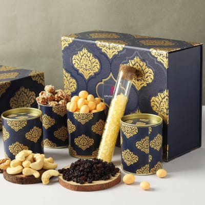 Buy/Send Gourmet Goodies In Ornate Gift Box â€“ Customized With Logo ...