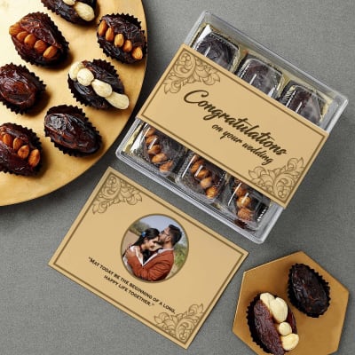 Buy/Send Gourmet Medjool Dates Wedding Box With Personalized Card Box ...