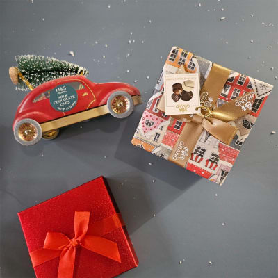 Grand Belgian Chocolate and M&S Chocolate Cars in Red Gift Box: Gift ...