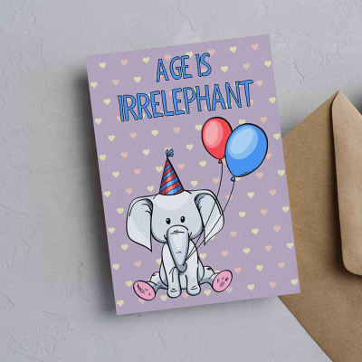 Buy/Send Greeting Card Irrelephant Single Piece Online | IGP | JVS1233704