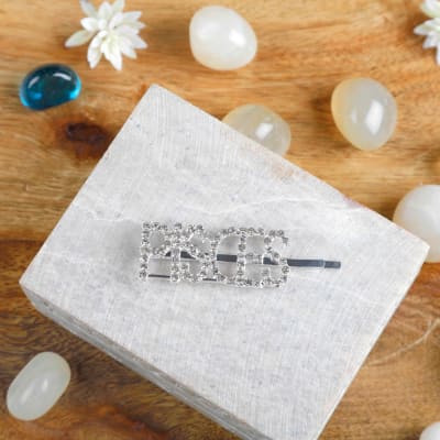 Buy/Send Hair Pin Silver Glitter Zodiac Signs Online | IGP | JVS1232144