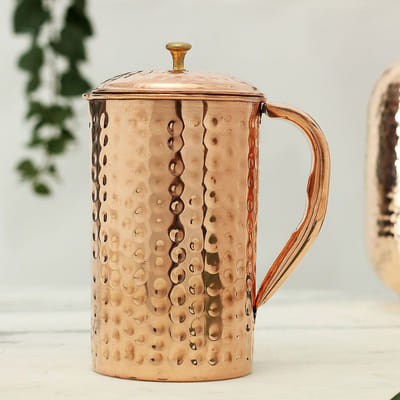 Buy/Send Hammered Copper Jug Online | IGP | JVS1404225