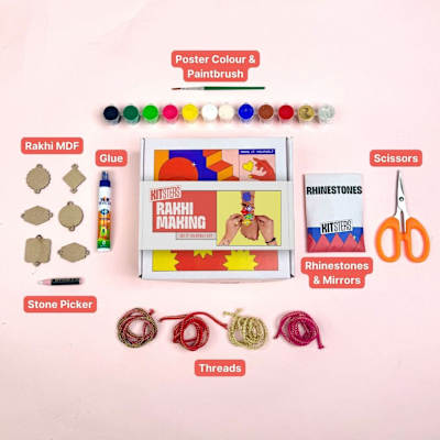Buy/Send Handmade Love DIY Rakhi Making Kit Online | IGP | JVS1412515