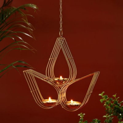 Buy/Send Hanging Diya with T-lights Online | IGP | JVS1334610