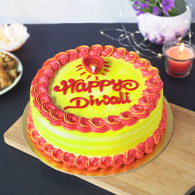 Buy/Send Happy Diwali Diya cake Online | IGP | HD1146906