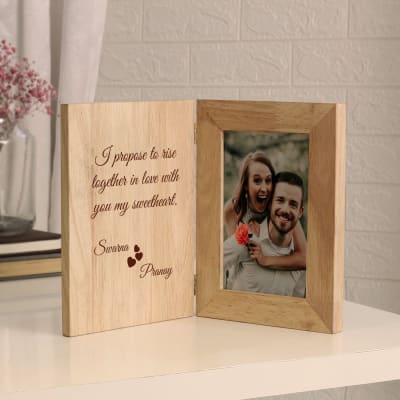 Buy/Send Happy Propose Day Personalized Woode Photo Frame Online | IGP ...