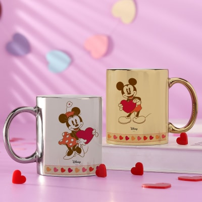 Hug Day Mickey N Minnie Personalized Mugs: Gift/Send Home and Living ...