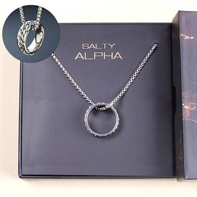 Buy/Send Infinity Embrace Ring Chain For Men Online | IGP | JVS1396760