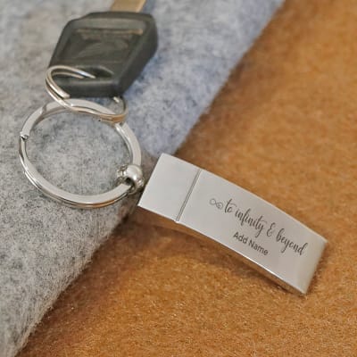 Buy/Send Infinity Personalized Metallic Keychain Online | IGP | M11131844