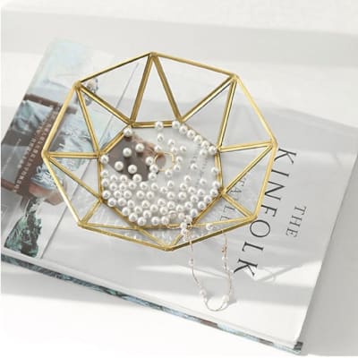 Buy/Send Jewellery Organizer Pyramid Inverted Gold Single Piece Online ...