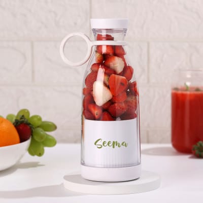 Buy/Send Juice Genie White Portable Mini Juicer Online | IGP | JVS1269883