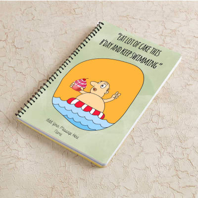 Buy/Send Keep Swimming Personalized Birthday Notebook Online | IGP ...