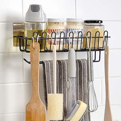 Buy/Send Kitchen Organiser Rack - Black - Single Piece Online | IGP ...