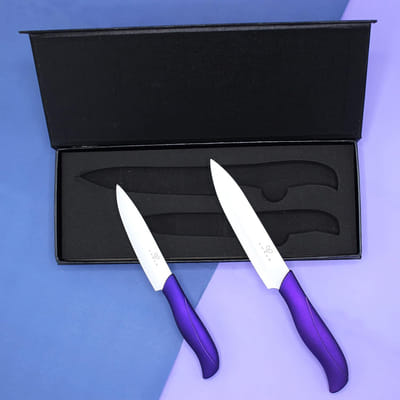 Buy/Send Knives - Purple - Set Of 2 Online | IGP | JVS1217978