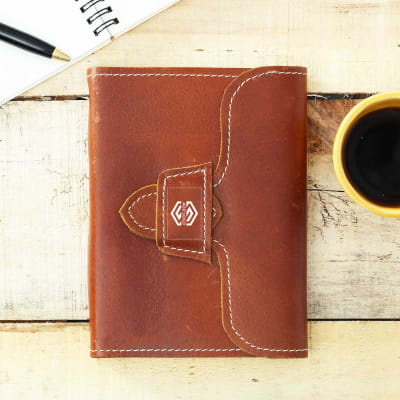 Buy/Send Leather Journal - Customizable with Logo Online | IGP | J11113802