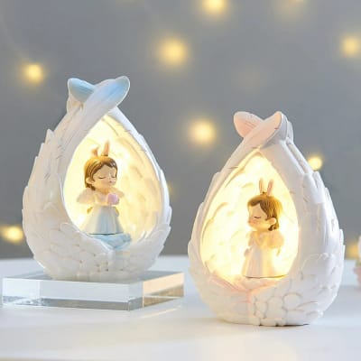 Buy/Send LED Lamp Angel Warm White Light Single Piece Online | IGP ...