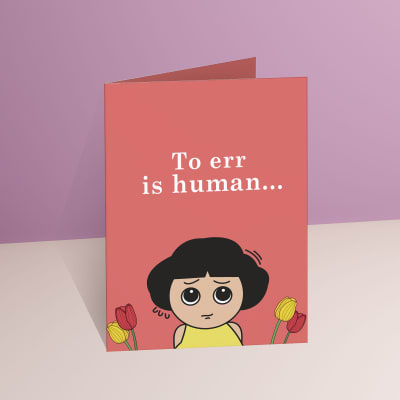 Lil Girl Personalized A5 Sorry Card: Gift/Send Personalized Gifts Gifts ...