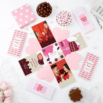 Buy/Send Love You Sweetheart Personalized Surprise Box Online | IGP ...