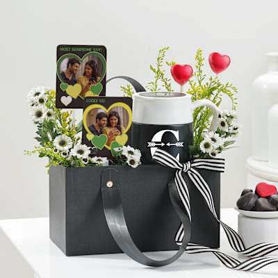 Buy/Send Lucky Us Personalized Hamper For Him Online | IGP | JVS1399604