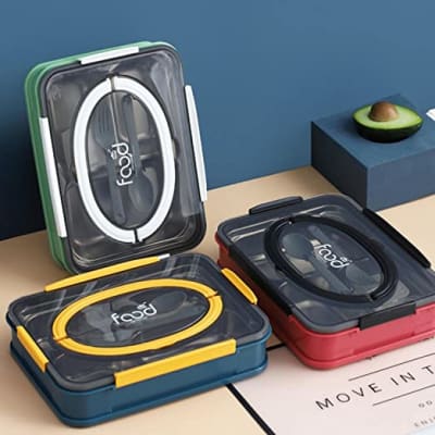 Buy/Send Lunch Box - 4 Compartments - Reheatable - Assorted - Single ...